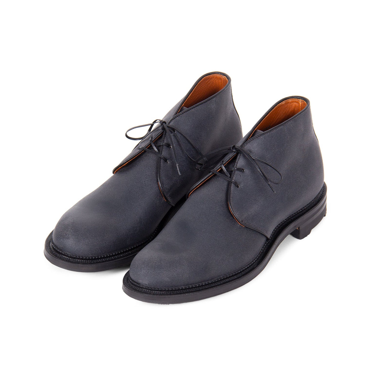 Uplands Charcoal Waxy Commander | Viberg Chukka – Viberg Archive